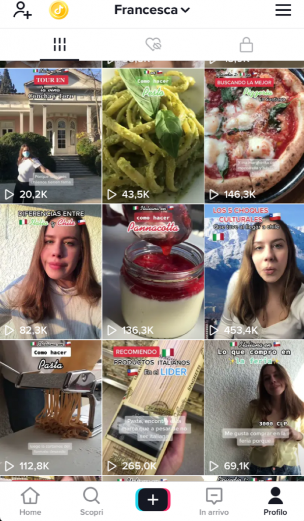 Francesca Ferretti: una italiana en Chile que conquistó TikTok - itChile